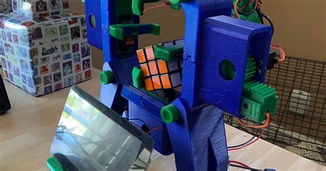 Rubiks Cube Solving Robot Platform By John Fredine Download Free Stl