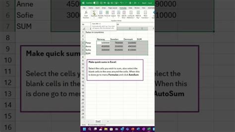 Aktiv Kunnskap As On Linkedin Microsoft Excel Quick Sums
