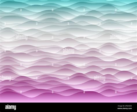 Abstract Curves Background Smooth Curves With Gradients In Teal And