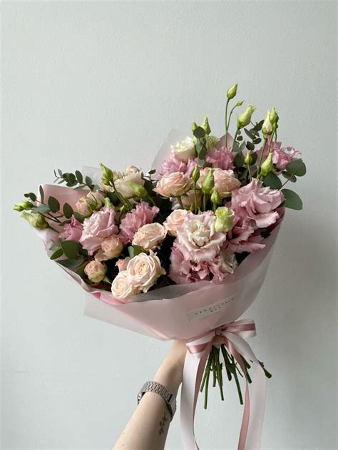 Для любимой💞💓 букетдня цветыИркутск эустомаИркутск Цветочные композиции Простые цветочные