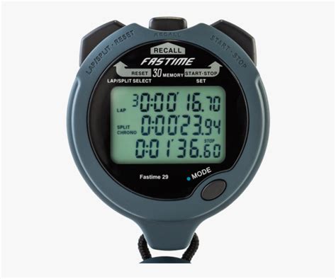 30 lap memory stopwatch with countdown timer title fastime time