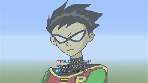 Robin Minecraft Pixel Art By Felixguaman On Deviantart