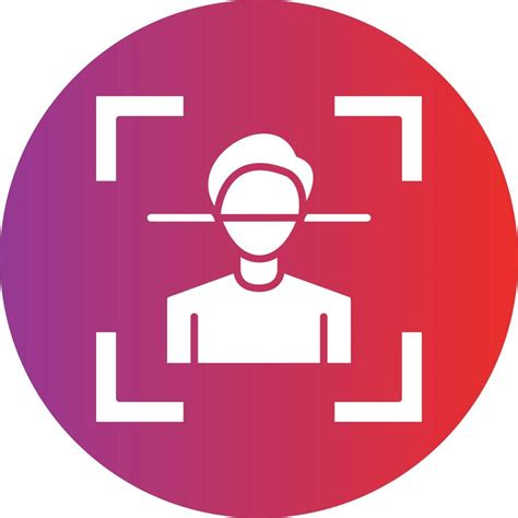 Vector Design Facial Recognition Icon Style 22530691 Vector Art At Vecteezy