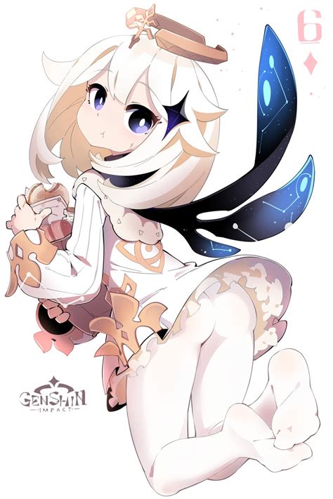 Paimon Genshin Impact Drawn By Imazawa Danbooru