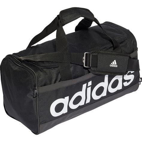 Adidas Essentials Linear Duffel Bag M Black At Sport Bittl Shop