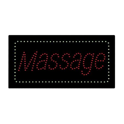 Massage Led Animated Sign Radiant Neon Signs