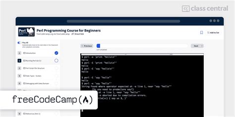 8 Best Perl 5 Courses For 2025 Powerful Text Processing — Class Central