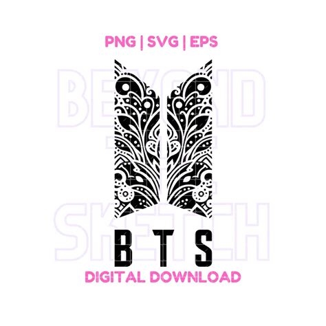 Bts Logo Svg Bts Logo Bts Png Bangtan Bts Clipart Bts Sticker Bts Decal