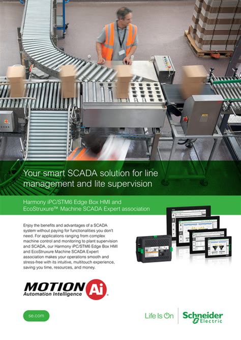 Motion Ai Motion Ai Schneider EcoStruxure Machine SCADA Expert GMA
