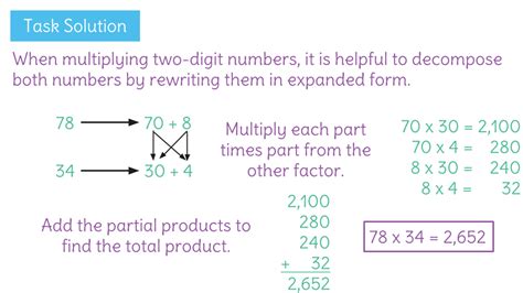 Solve Multi Digit Multiplication Problems By Using Place Value