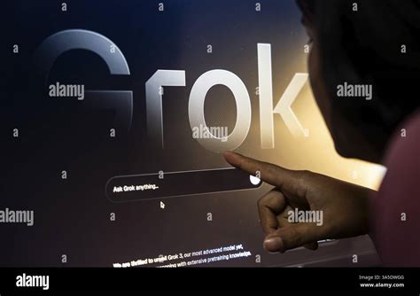 In This Photo Illustration A Person Uses Grok Ai Chatbot On A Mobile Phone On March 21 2025 In