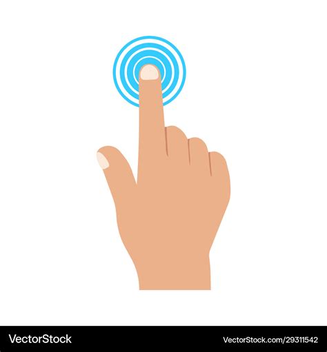 Finger Touch Vector