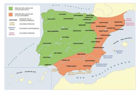 Historia de los CELTAS en España RESUMEN con MAPAS