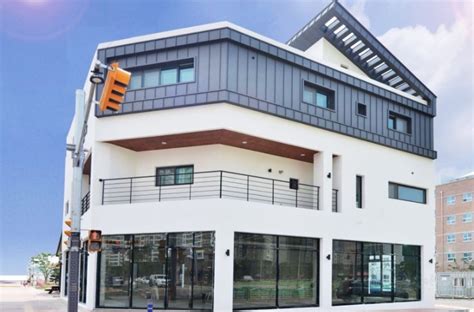 푸른담벼락 모던하고 세련된 경남 김해 주촌선천지구 상가주택 건축 상가주택 철근콘크리트구조
