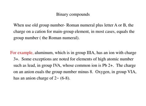 PPT Naming Simple Compounds PowerPoint Presentation Free Download ID 235265