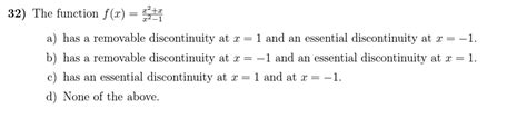 Solved 1 In Applying The ϵ−δ Definition Of Continuity To