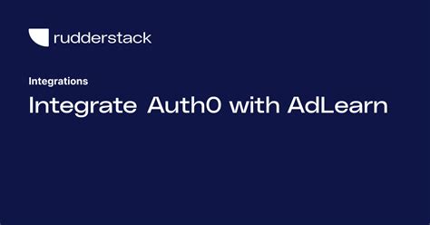 Integrate Auth0 With Adlearn
