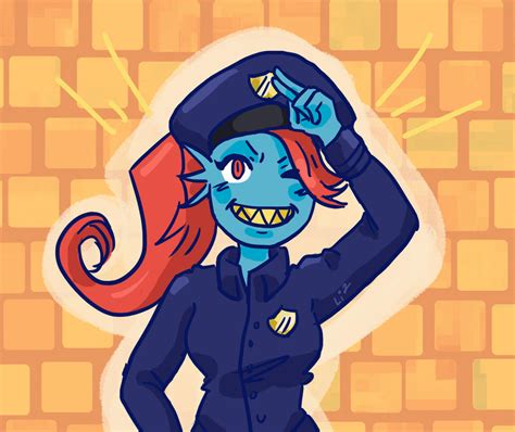 Undyne Da Police By Wichumisawa On Deviantart