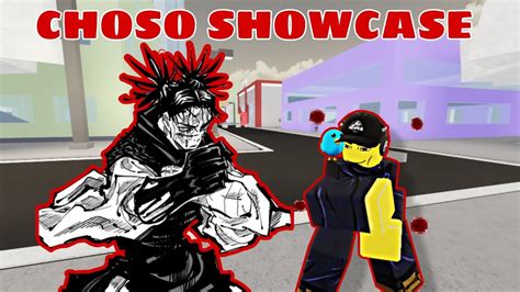 Choso Moveset Showcase Jujutsu Shenanigans Youtube