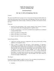 Datastream Project Spring Pdf Fi The Financial System