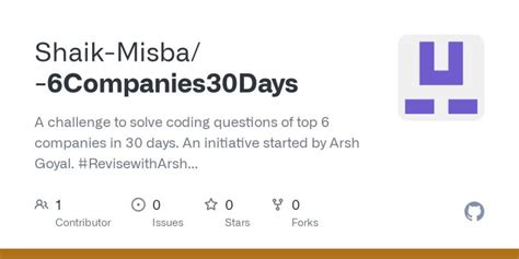 Shaik Misba On Linkedin Github Shaik Misba 6companies30days A
