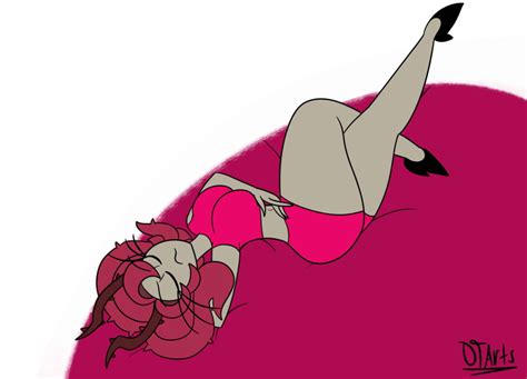 Rule 34 Dantootharts Demoness Helluva Boss Karen Rosebush Pink Hair Posing Tagme Thorns 12152194