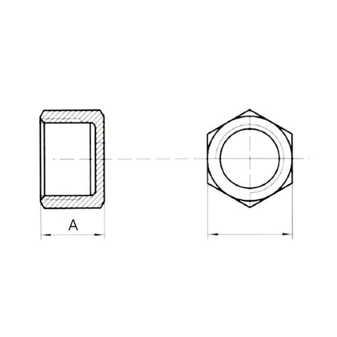 Round And Hexagonal Cap Sks Stainless Steel