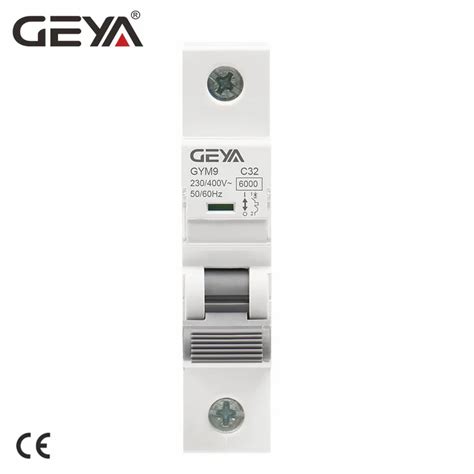 Автоматический выключатель Geya Gym9 1p Mcb 6a 63a на Din рейку 220 В