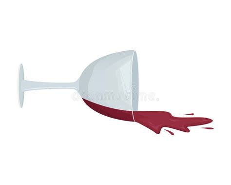 Spilled Wine Glass Stock Illustrations 363 Spilled Wine Glass Stock