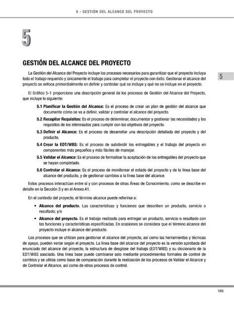 3 Gestiขn Del Alcance Del Proyecto Pdf Software Ingeniería De