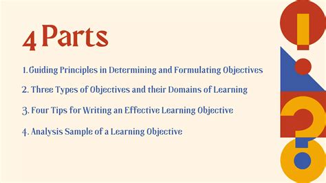Formulating Learning Objectives Pdf