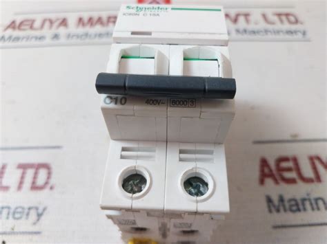 Schneider Electric Merlin Gerin Ic60n C10a Circuit Breaker 400v ...