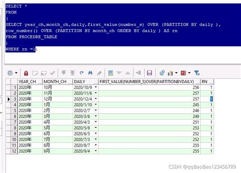 Oracle Sql求每月最小时间对应的值 不使用嵌套语句oracle 查询时间最小的记录 Csdn博客