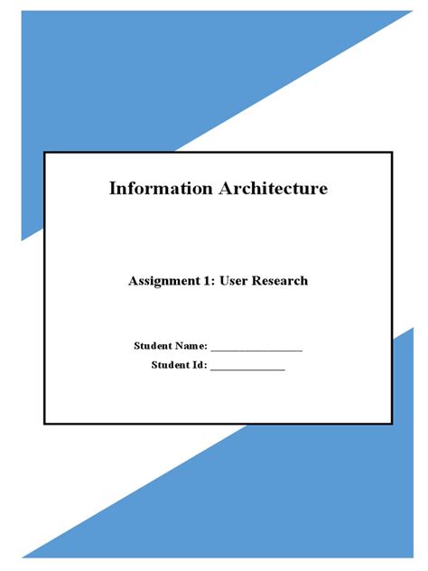 Information Architecture Assignment Descargar Gratis Pdf Websites Search Engine Optimization
