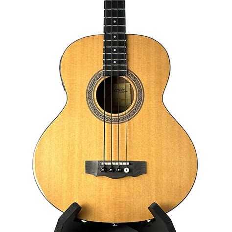 Johnson Jg 622 E Deep Body Jumbo Acoustic Electric Bass Reverb