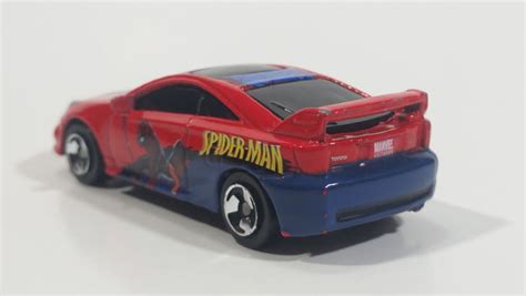 2010 Maisto Marvel Toyota Celica Gt S Spider Man Red Die Cast Toy Supe