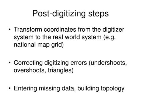 Ppt Data Input 1 Online Data Sources Map Scanning And Digitizing