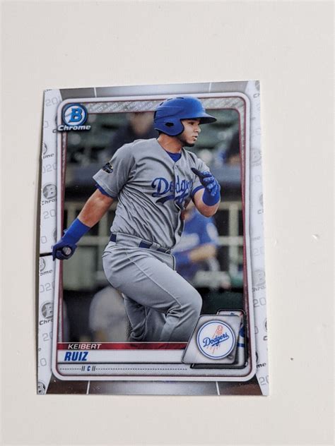 2020 Bowman Chrome Prospects Keibert Ruiz Bcp 143 Free Combined