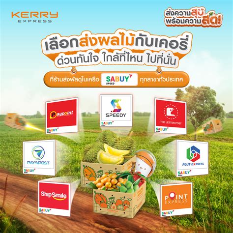 เลือกส่งผลไม้กับเคอรี่ Kerry Express Thailand