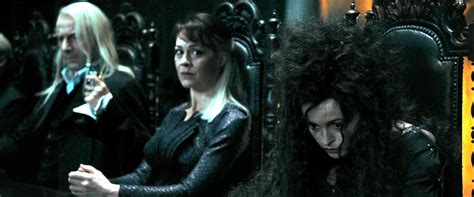 Narcissa Malfoy With Lucius And Bellatrix Lestrange Lucius And