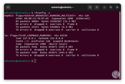 COMANDO IFCONFIG LINUX Ejemplos Solvetic