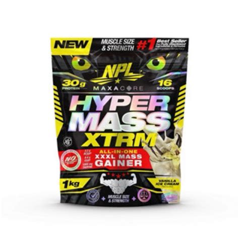 Npl Hyper Mass Gainer Chocolate Fudge 1kg Lower Calories And Better