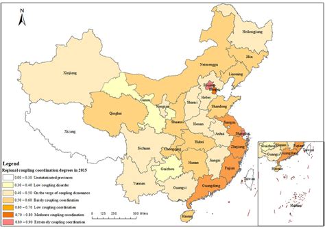 Regional Coupling Coordination Degrees In 2015 And 2019 Download Scientific Diagram