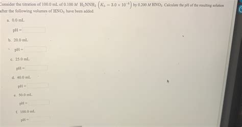Solved References Calculate The Ph At The Halfway Point