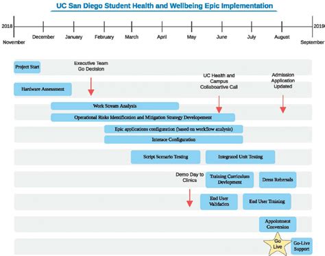 This Graphic Outlines The Implementation Timeline For The Epic