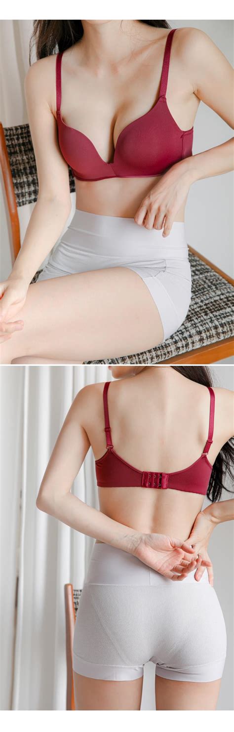 쇼핑몰 속옷 모델 레드블랙