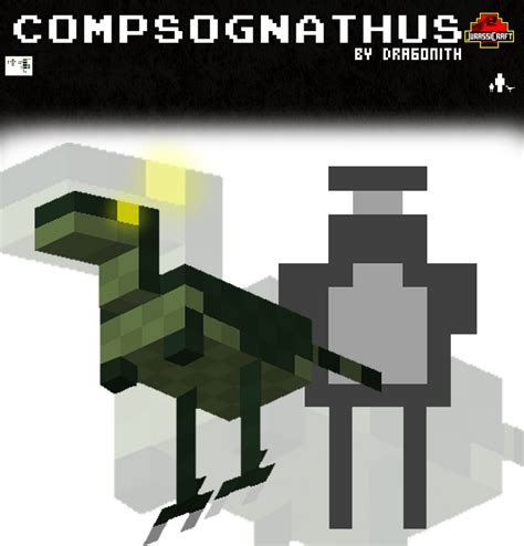 Jurassicraft Compsognathus By Dragonith On Deviantart
