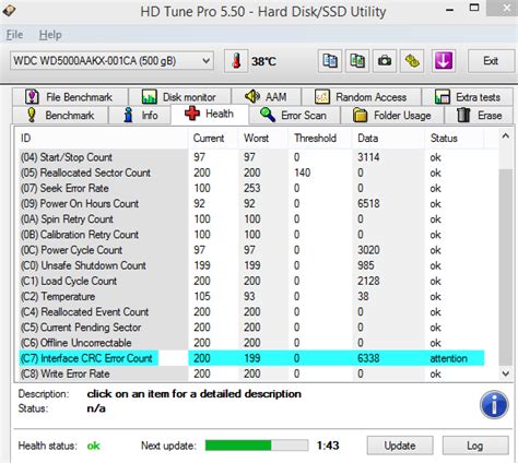 Hd Tune Interface Crc Error Count Hatası Technopat Sosyal