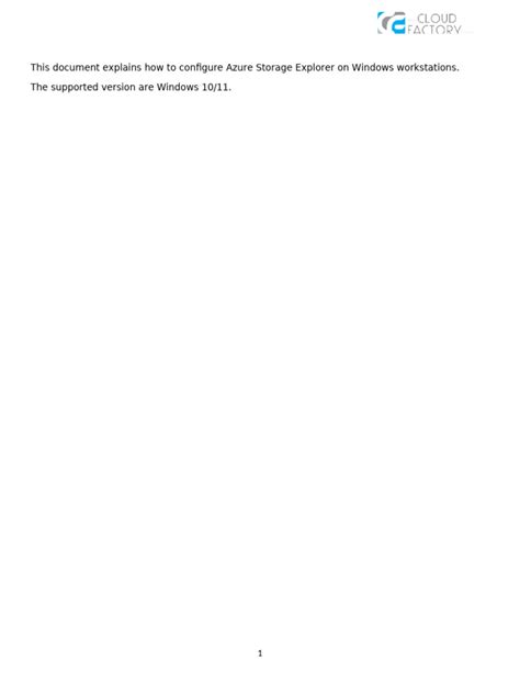 Azure Storage Explorer Setup Guide Pdf