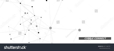 Vector Dots Lines Black Color Connections Stock Vector Royalty Free 2011146779 Shutterstock